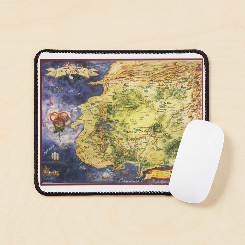 "Wheel of Time Fantasy Map" Art Print for Sale by WheelOfTimeAC | Redbubble