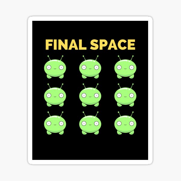 "Final Space Mooncake Chookity Pok - Funny" Sticker by ExploreTheStore ...