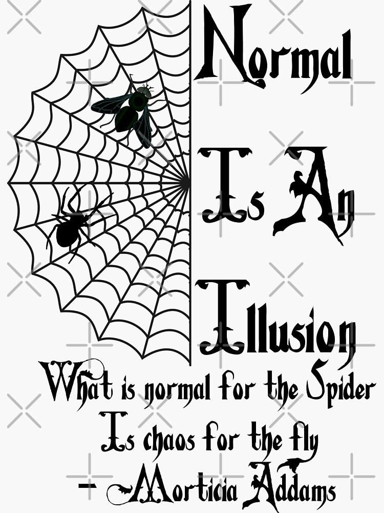 "The Illusion of Normal" Sticker for Sale by Kashear | Redbubble