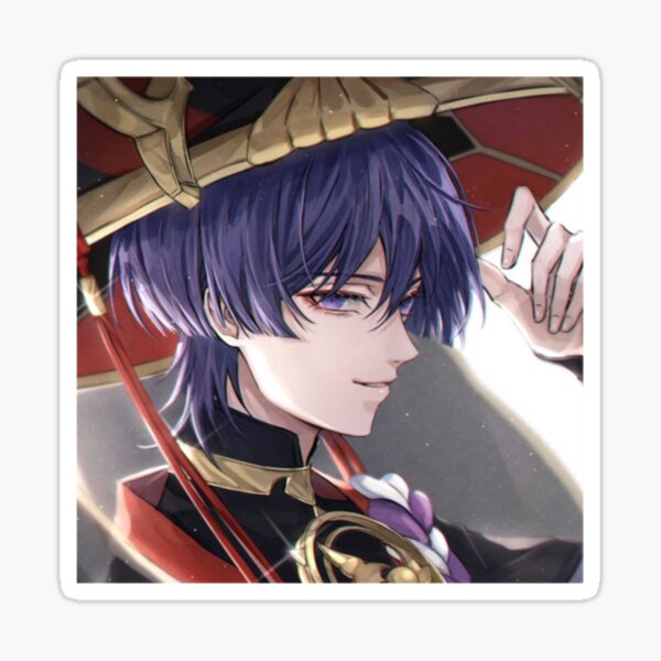 "Scaramouche " Sticker for Sale by Athzirinara | Redbubble