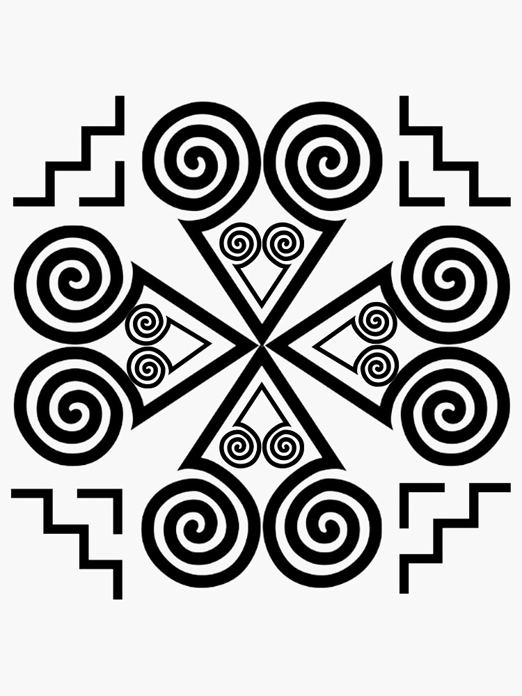 "Hmong Inspired Motif 1" Sticker for Sale by Pedetch Lee | Redbubble
