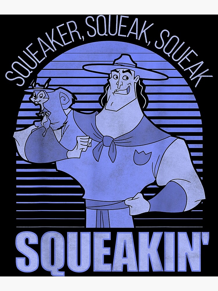 "Emperor's New Groove Kronk Squeakin' Squeaker " Poster for Sale by ...