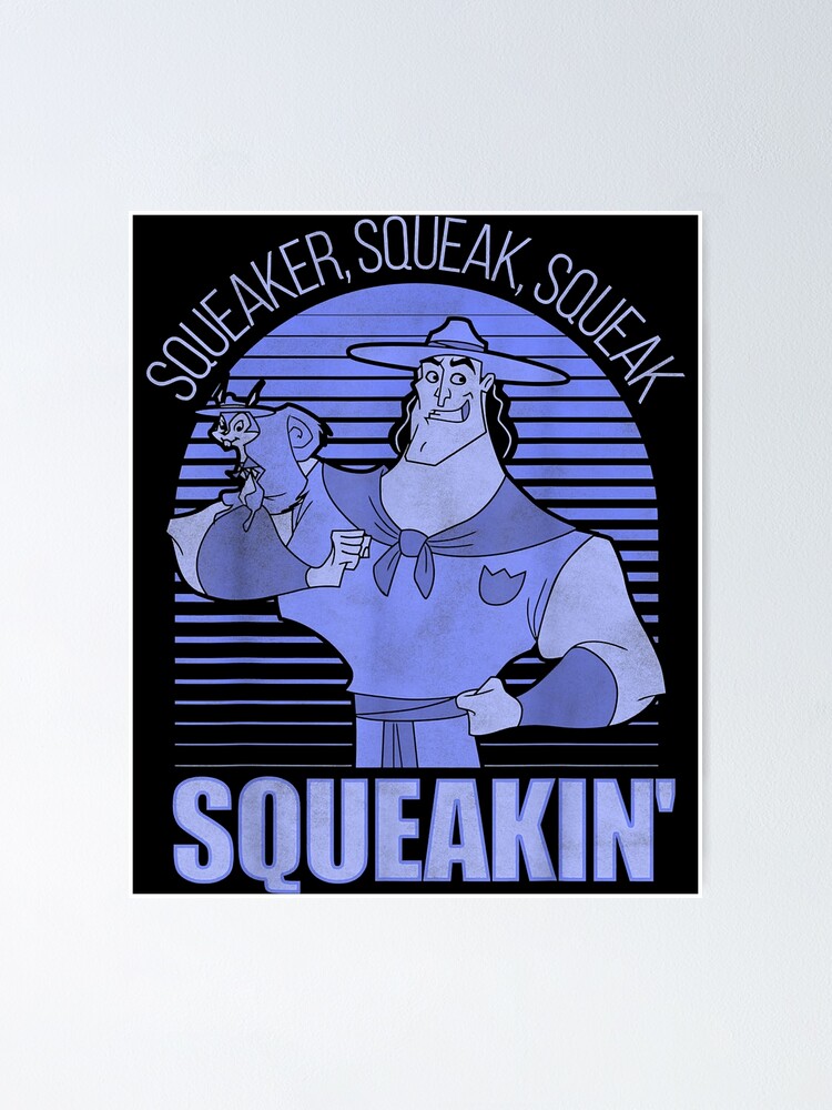 "Emperor's New Groove Kronk Squeakin' Squeaker " Poster for Sale by ...