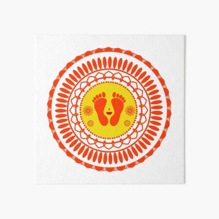 "Lord Lakshmi footprint vector, lord Laxmi foot graphic illustration ...