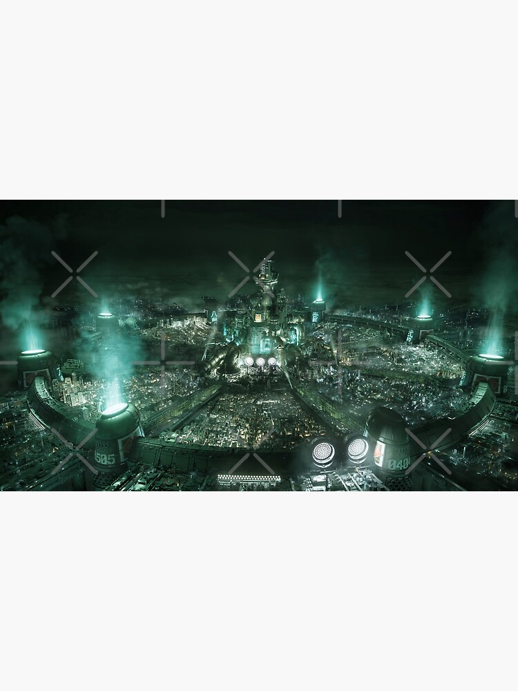 "Midgar [Remake]" Poster for Sale by GlitchBob452 | Redbubble