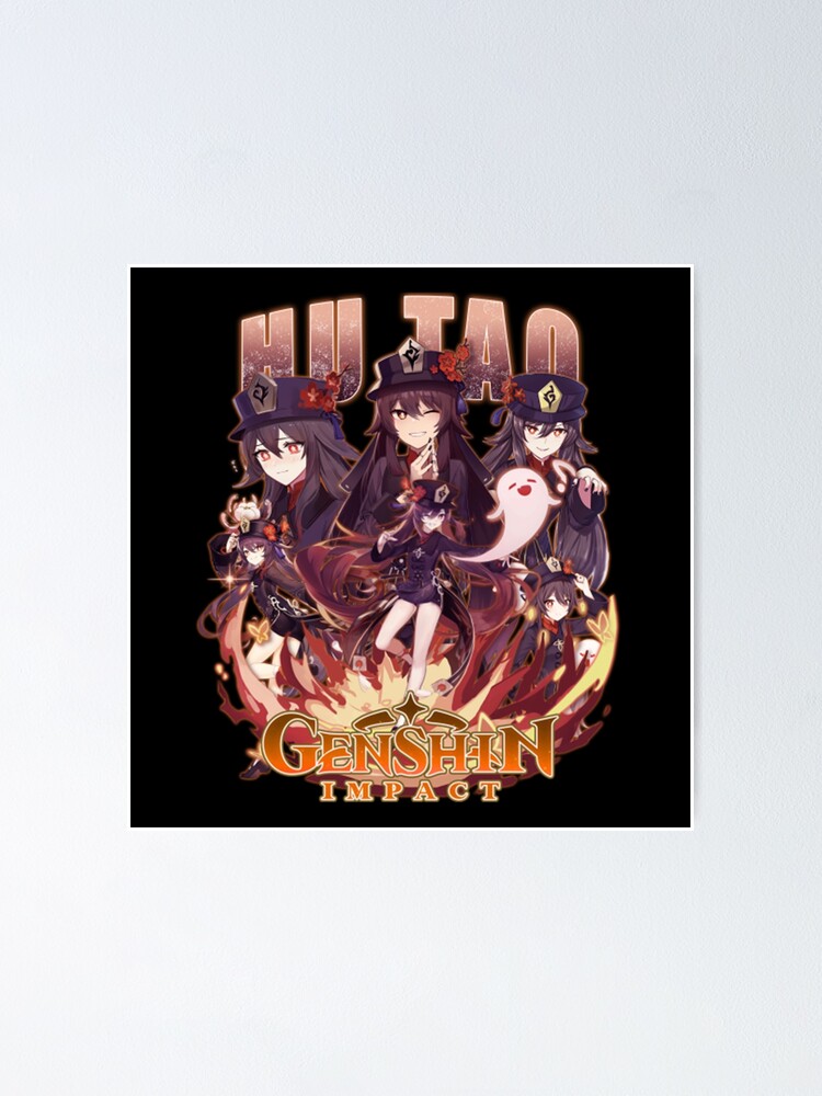 "Hu Tao" Poster for Sale by Yurlovoleg | Redbubble