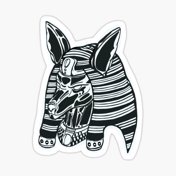 "Jackal" Sticker by IIANKHS | Redbubble
