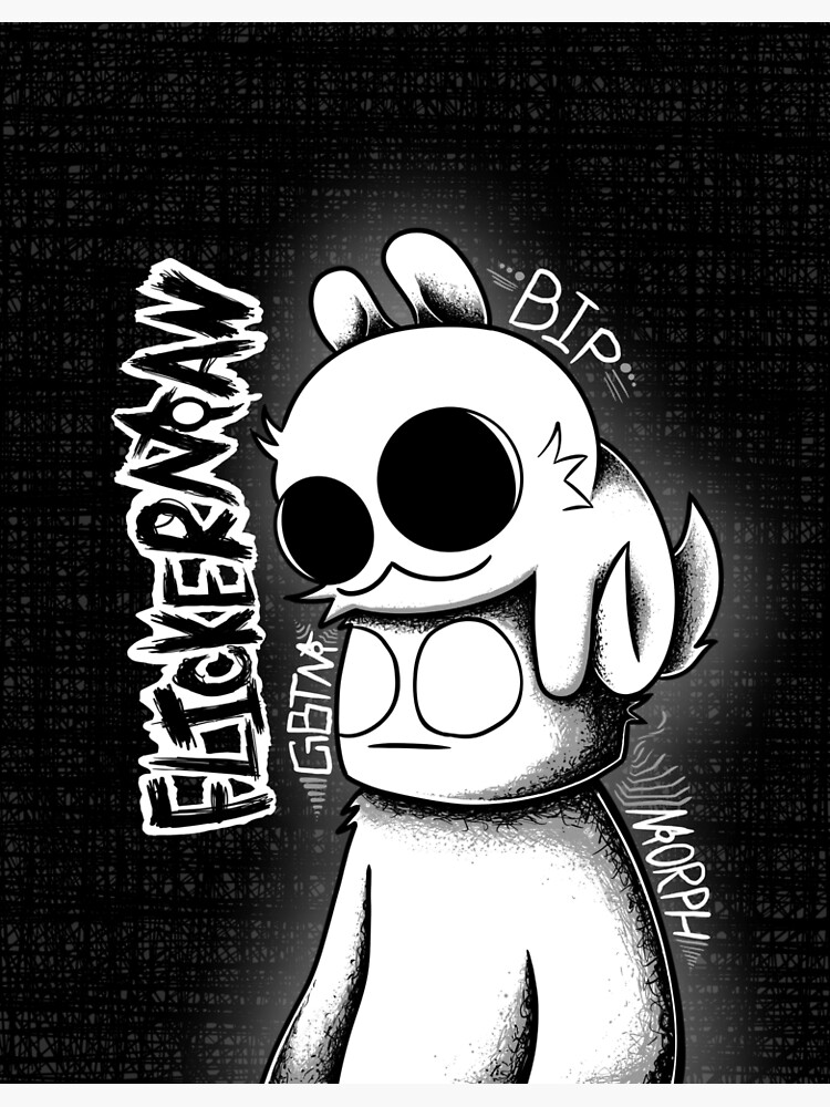 Poster « Drawcember 9 of 31 - Bip sur la tête de Gib (Flickerman 2 ...