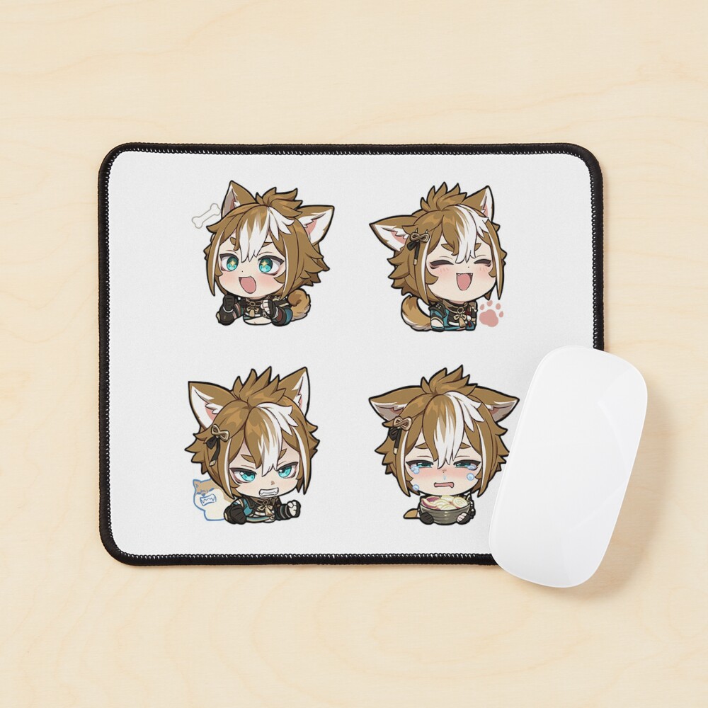 "Gorou - Genshin Impact" Sticker by Aka-Hanako | Redbubble