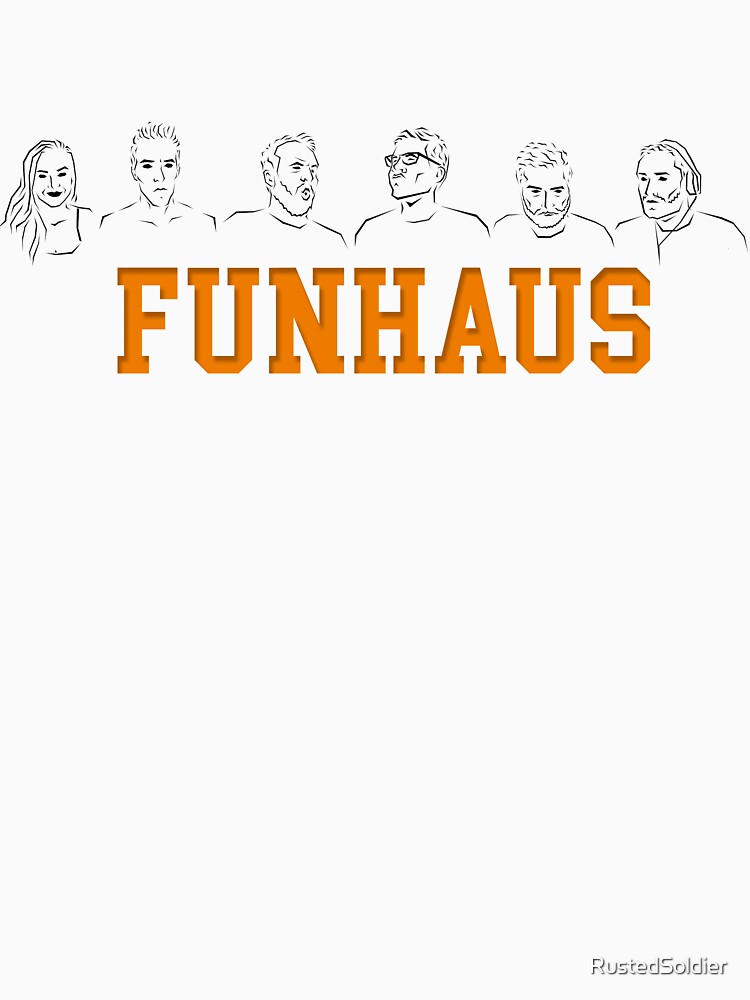 "FunHaus Cast Outline" T-shirt by RustedSoldier | Redbubble | funhaus t ...
