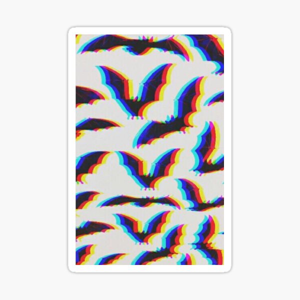 "Batty 3d" Sticker for Sale by Lustkill | Redbubble