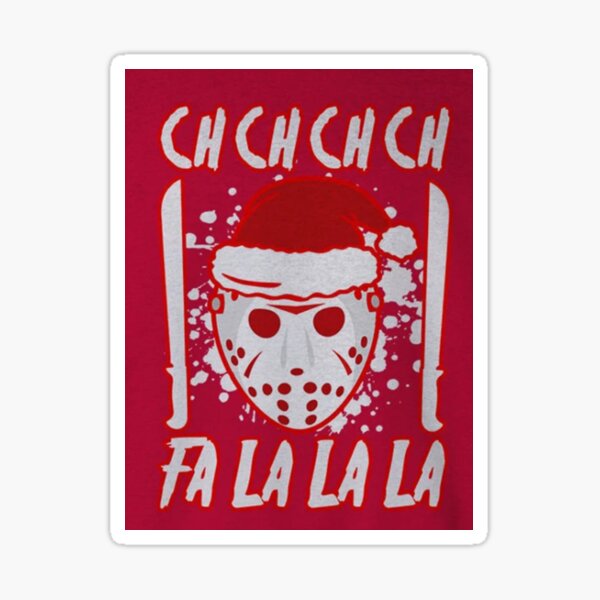 "Friday Christmas with Jason" Sticker for Sale by Lustkill | Redbubble
