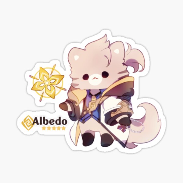 "Albedo" Sticker for Sale by Alogrintanas | Redbubble
