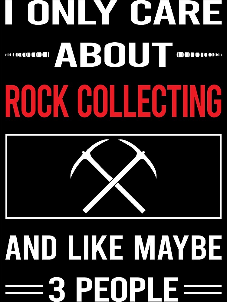 "Funny 3 People Rock Collecting Rocks Rockhound Rockhounding" Poster by ...
