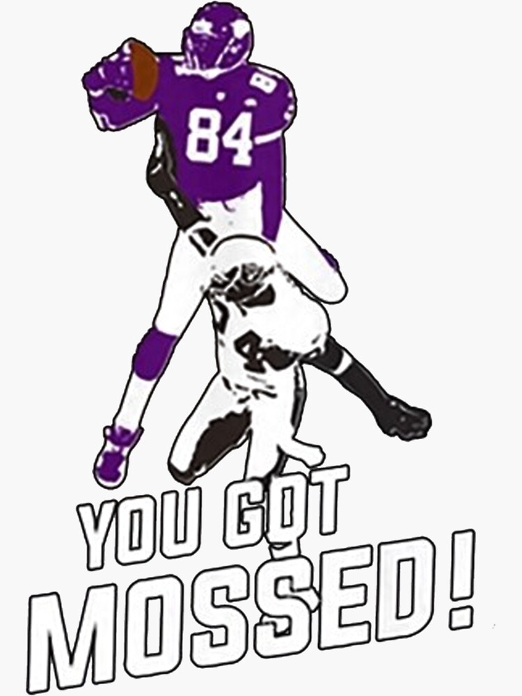 "you got mossed " Sticker for Sale by ZakHollan | Redbubble