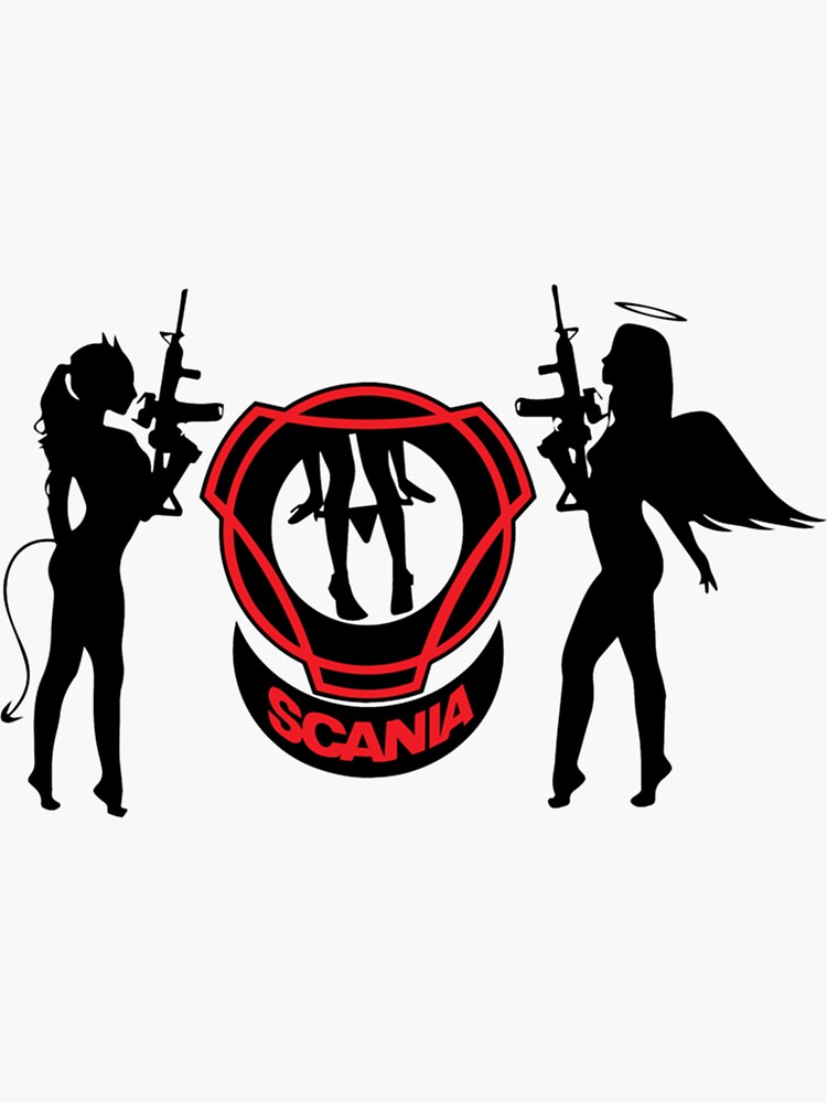 "SEXY SCANIA " Sticker for Sale by LailaZShop | Redbubble