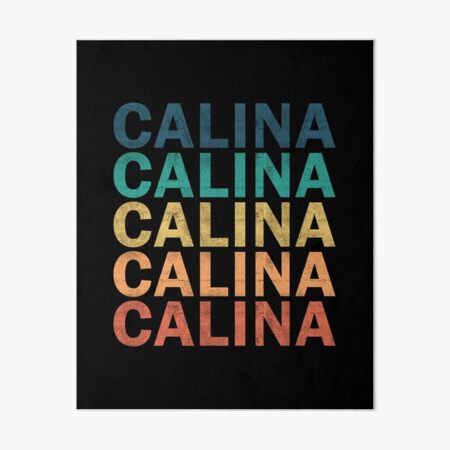Lámina rígida «Camiseta con nombre de Calina - Camiseta de artículo de ...