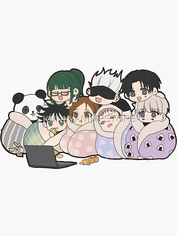 "Let us study Online class" Sticker for Sale by KUNLYANIMESTORE | Redbubble