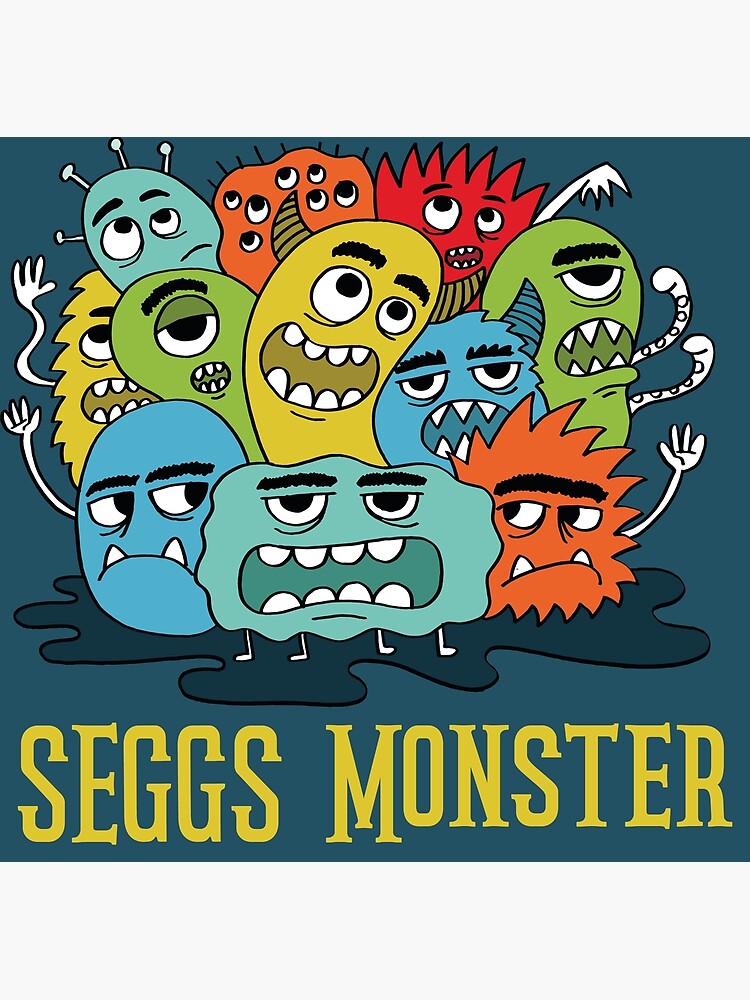 "Seggs Monster, Seggs Cute" Poster for Sale by Ouizza | Redbubble