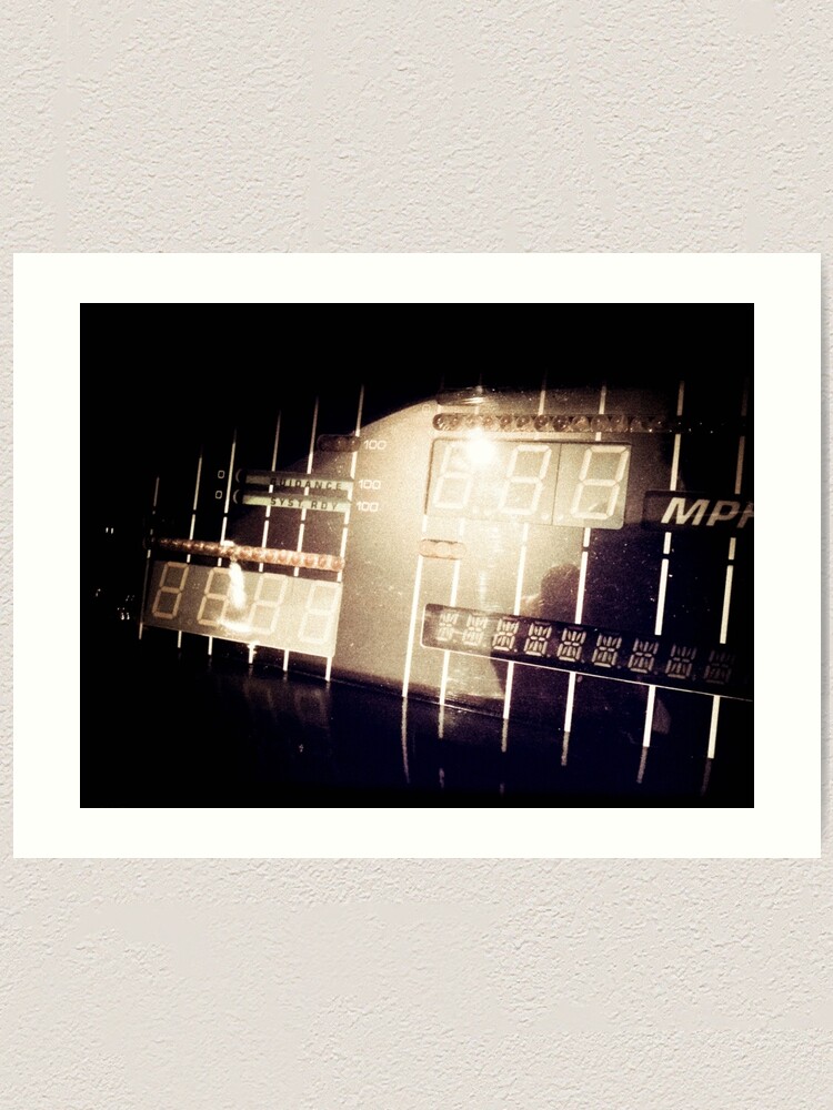 "My Knight Rider Dashboard Retro Styled Photos 05" Art Print by ...