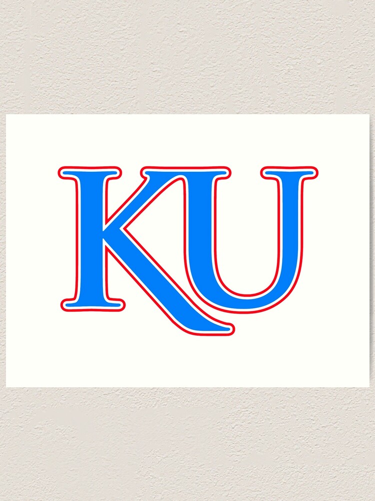 "KU, University of Kansas Logo" Art Print by brookebudweiser | Redbubble