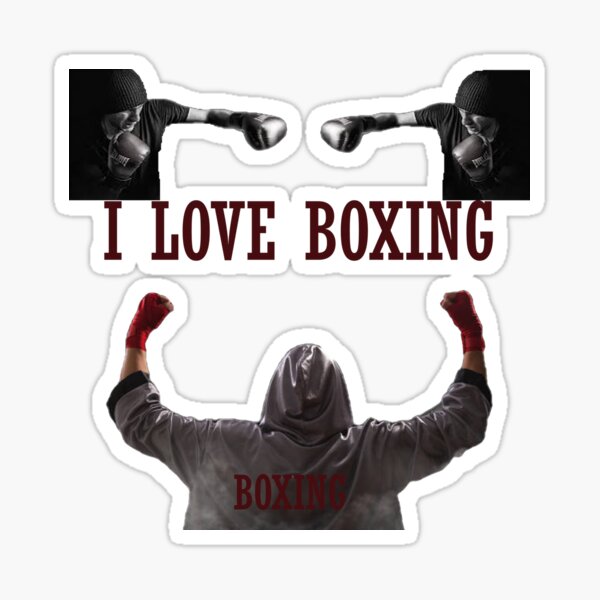 "boxing" Sticker by Worldofdesign1 | Redbubble
