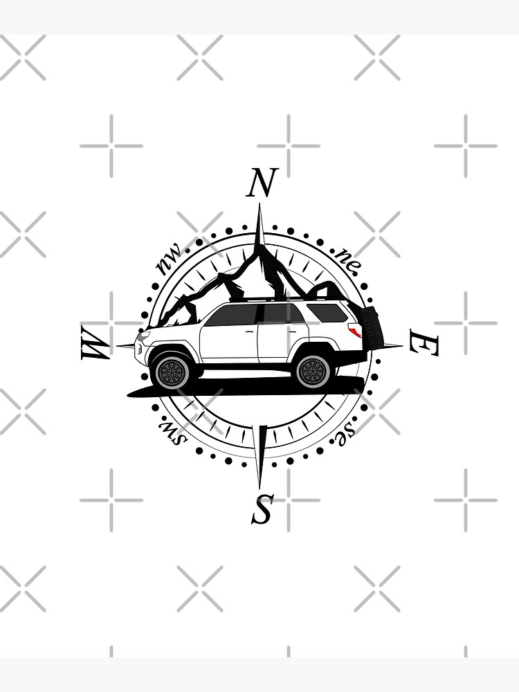 "5th Gen 4runner" Art Print by Rushoz | Redbubble