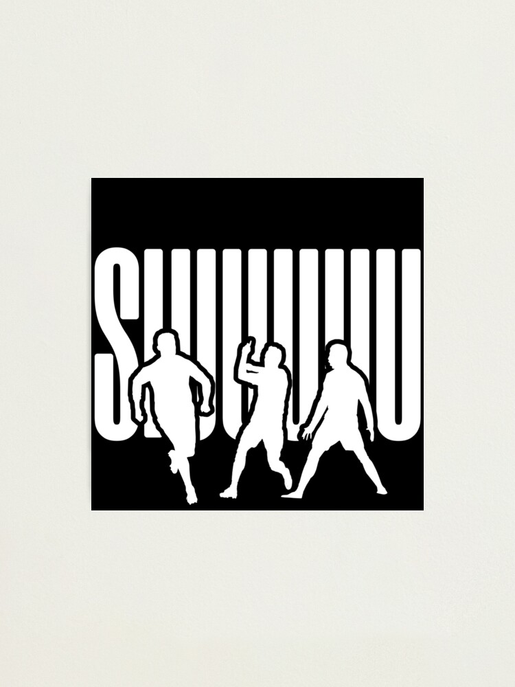 Lámina fotográfica «Siuuu Cristiano ronaldo suiii» de sizamix | Redbubble