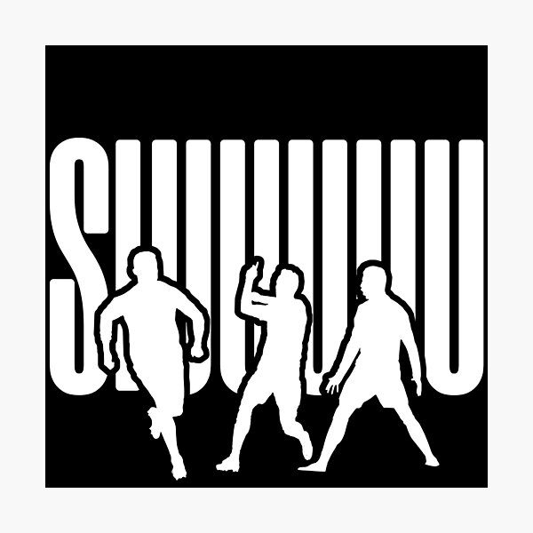 Lámina fotográfica «Siuuu Cristiano ronaldo suiii» de sizamix | Redbubble
