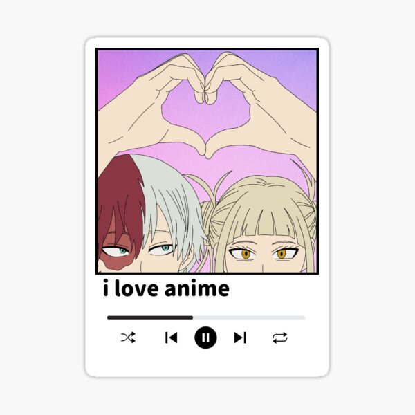 "Anime Aesthetic MHA " Sticker for Sale by monicasareen | Redbubble