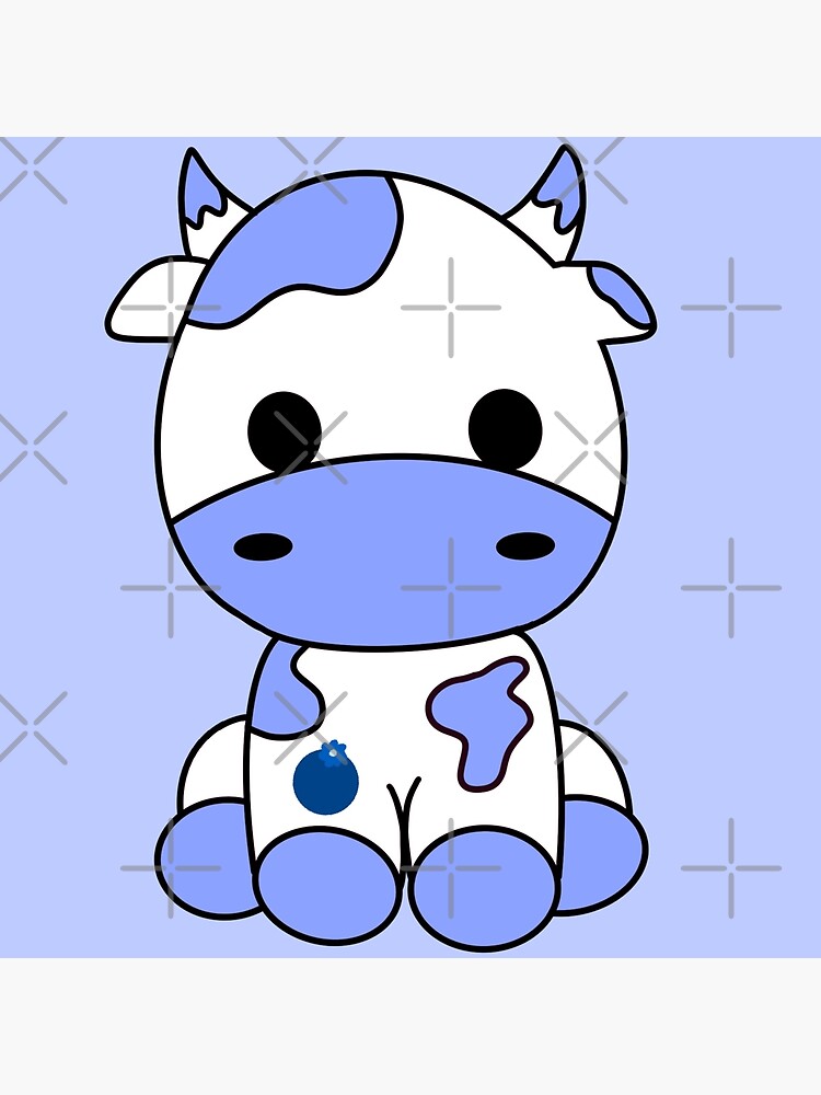 "Blueberry cow" Photographic Print for Sale by blueberrycafe | Redbubble