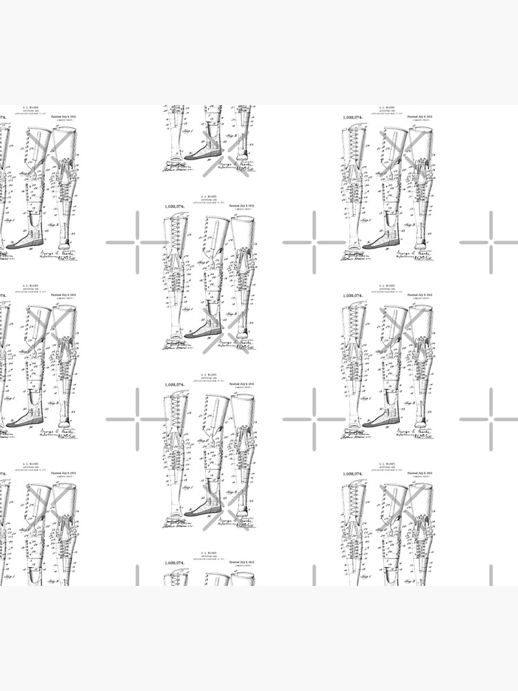 Artificial Leg 1912 Patent , Prosthetic Limb Patent Artificial Limb ...