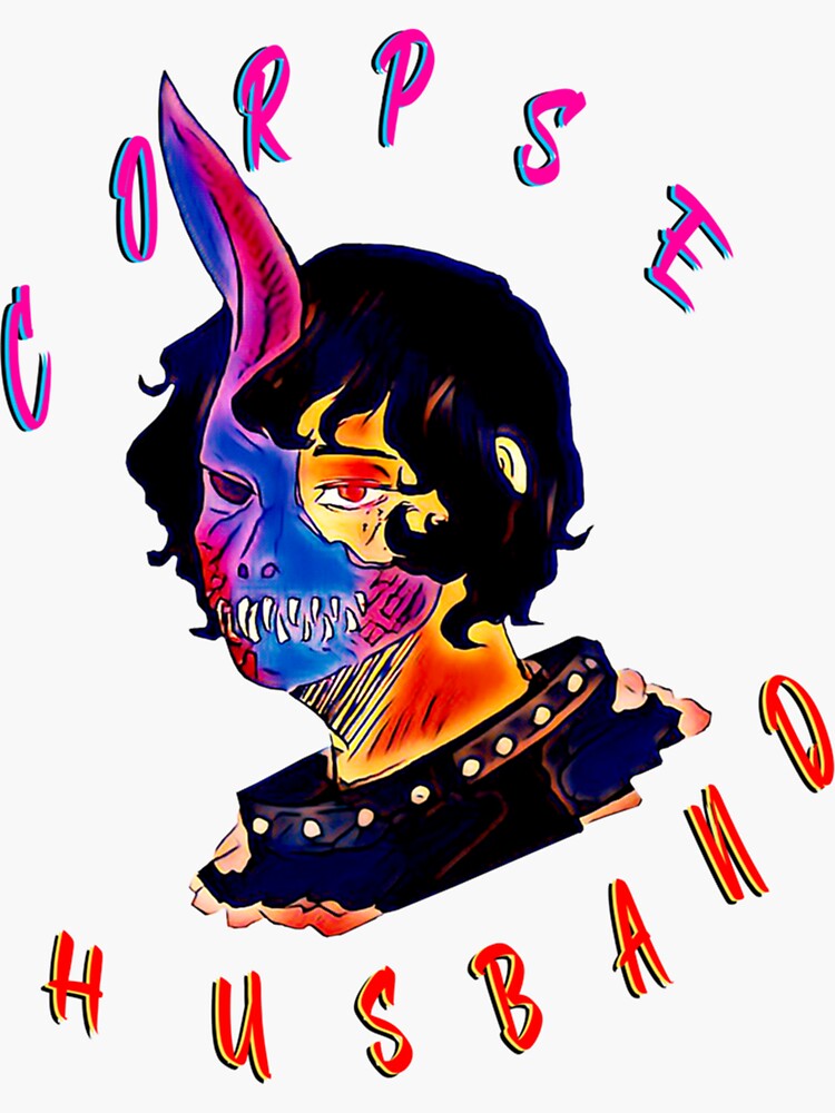 "Corpse Husband , corpse 2020 " Sticker by xiaolik | Redbubble
