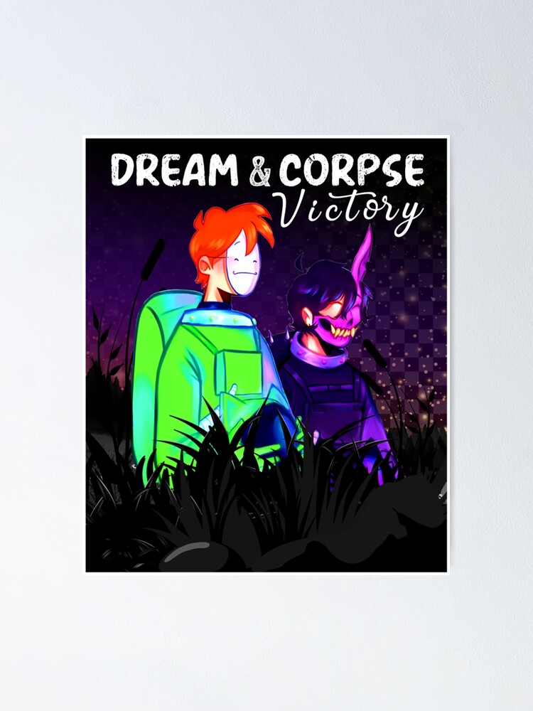 Póster «Dream and Corpse Victory, dream smp 2021» de xiaolik | Redbubble