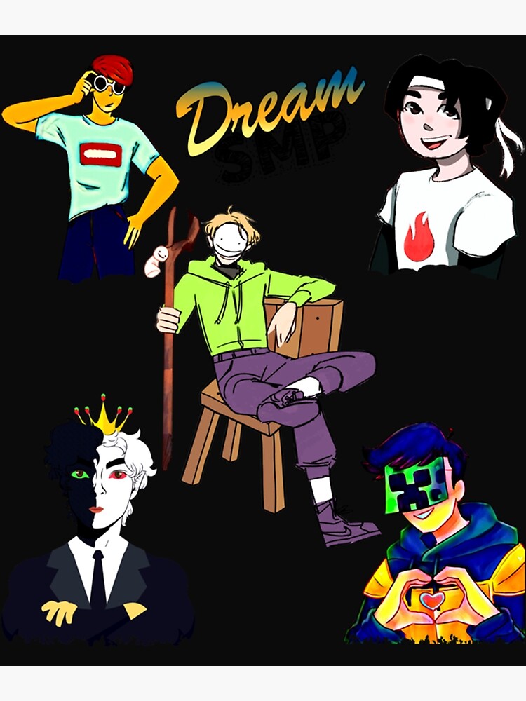 "Dream Smp Cartoon 2022 - Dream SMP Lovers " Photographic Print by ...