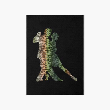 "TANGO DANCERS - SNAKE LIZARD REPTILE TEXTURE - COUPLE SILHOUETTE" Art ...