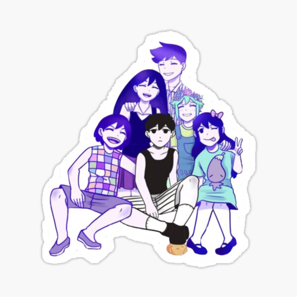 "omori" Sticker for Sale by lilyana-vira | Redbubble