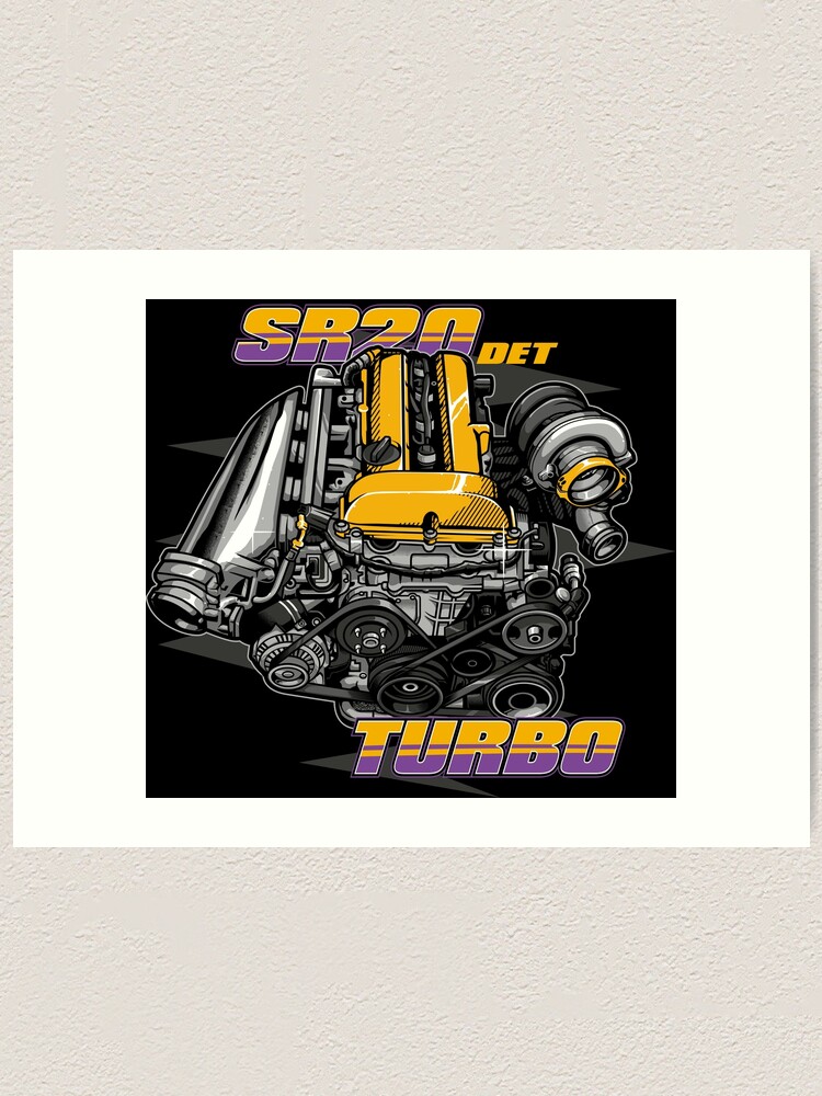 "Nissan SR20 engine" Art Print by w1gger | Redbubble