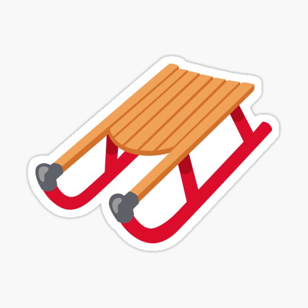 "Sled" Sticker by MKMemo1111 | Redbubble