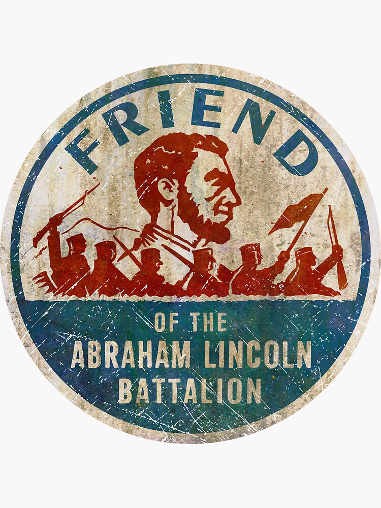 "Abraham Lincoln Battalion Vintage Emblem" Sticker for Sale by Lidra ...