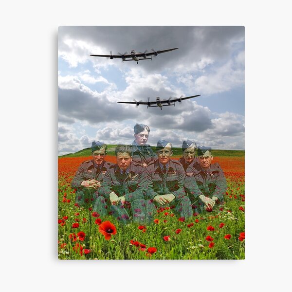 "A Tribute To The Dambusters 617 Squadron Crews 1943" Canvas Print by ...