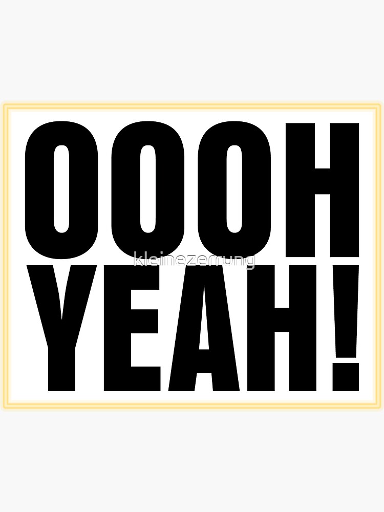 "Macho Man Wrestling OOOH YEAH" Sticker for Sale by kleinezerrung ...