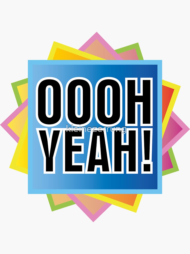 "Macho Man Wrestling OOOH YEAH" Sticker for Sale by kleinezerrung ...