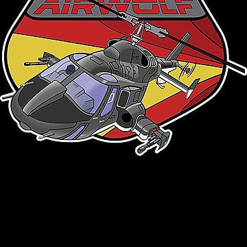 "Airwolf" Sticker for Sale by imandeeban | Redbubble