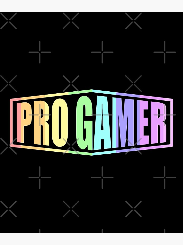 "Pro Gamer Text Smart Design Cactus Colours" Photographic Print by ...