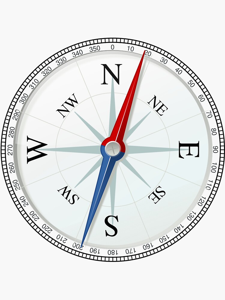 "Compass" Sticker by Jujuzinha21 | Redbubble