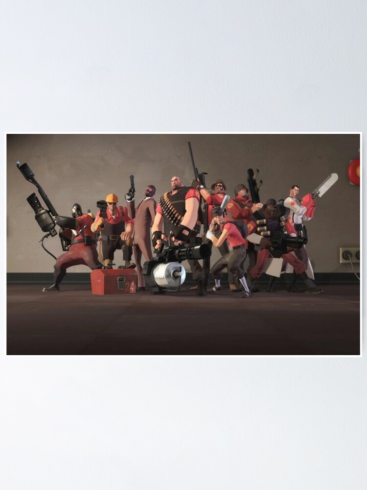"Team Fortress 2 Poster " Poster by Vintage-Travler | Redbubble