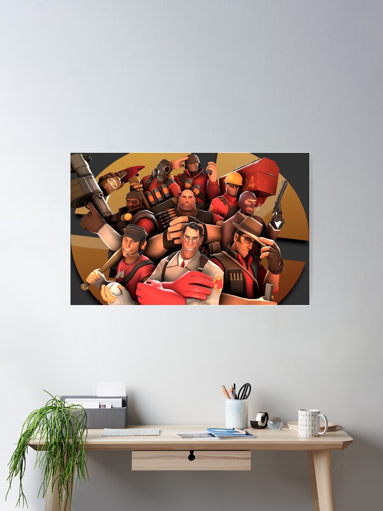 "Team Fortress 2 Poster Art " Poster for Sale by Vintage-Travler ...