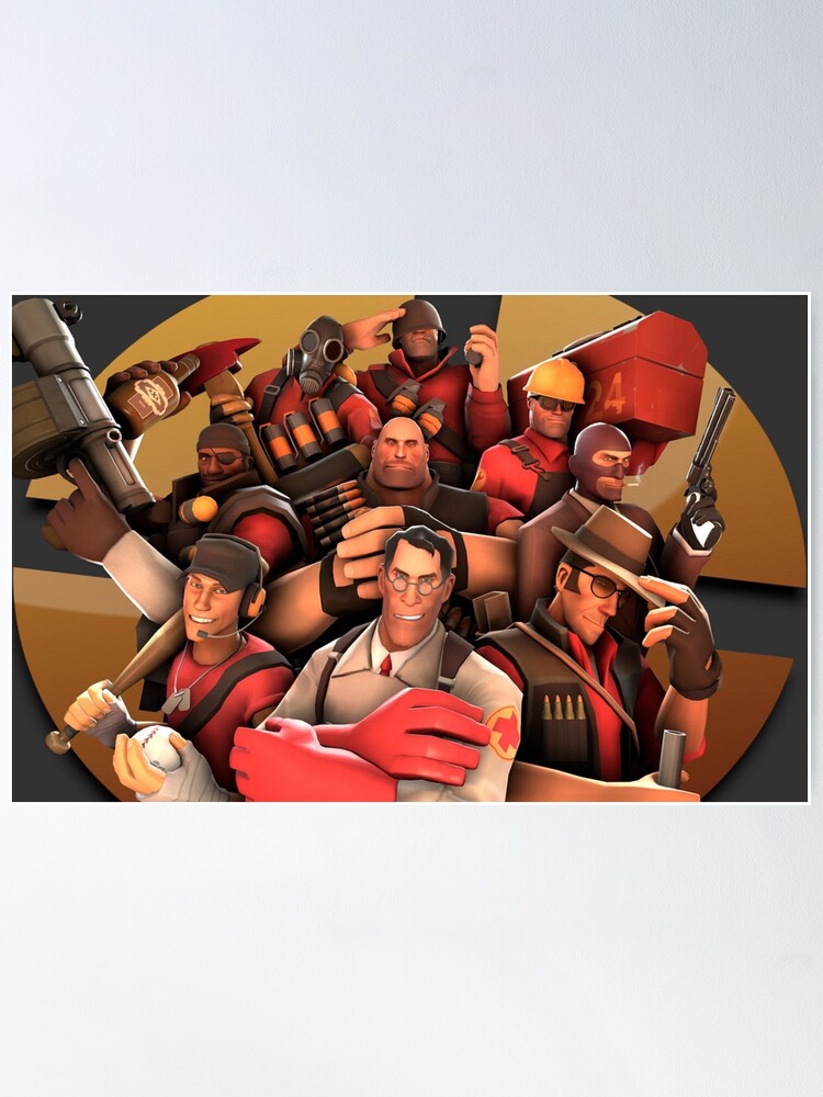 "Team Fortress 2 Poster Art " Poster for Sale by Vintage-Travler ...