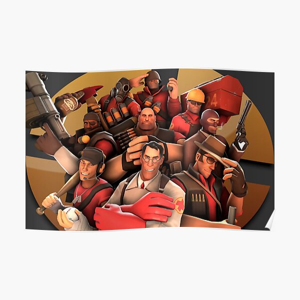 "Team Fortress 2 Poster Art " Poster for Sale by Vintage-Travler ...